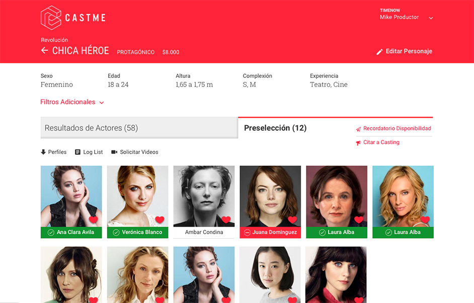 CASTME: Casting Management Platform | Giro54